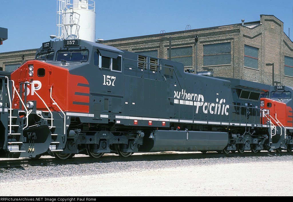 SP 157, GE AC4400CW, NEW at BRC Clearing Yard